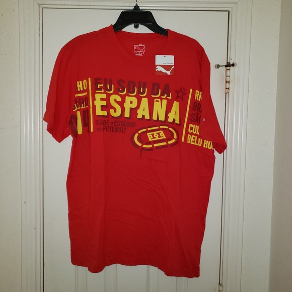 Puma | Shirts | Puma Spain Soccer Shirt | Poshmark